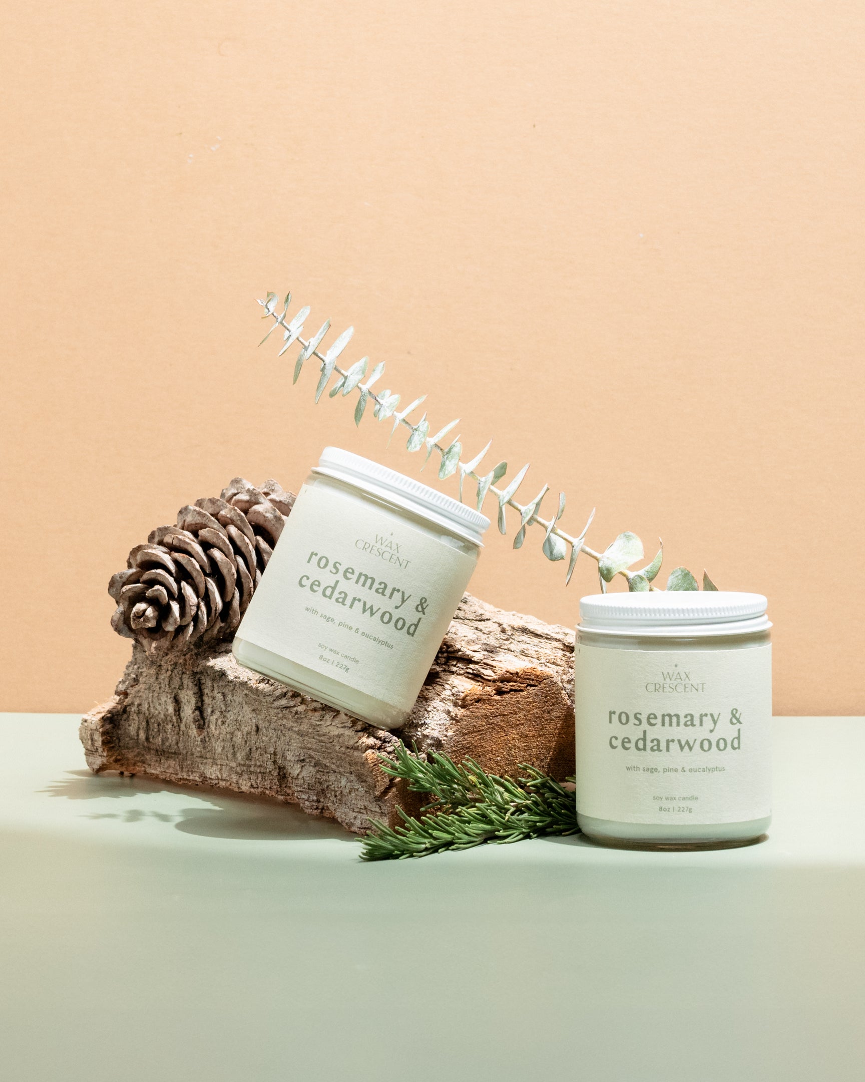 Rosemary & Cedarwood Luxury Soy Wax Candle I Hand-Poured in Colorado ...